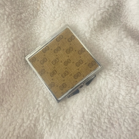 Other | Upcycled Compact Mirror Made With Authentic Vintage Gucci ...